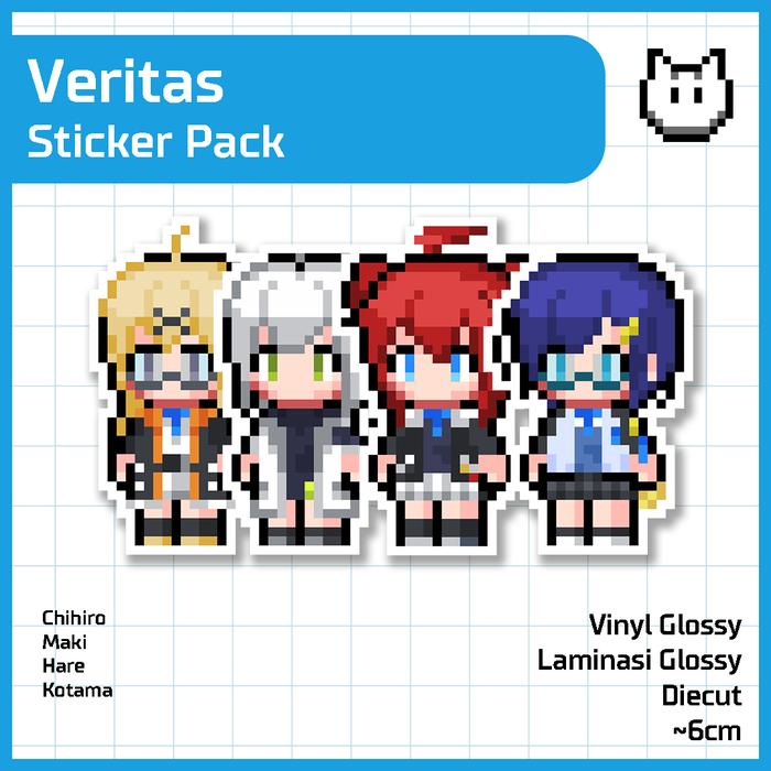 Jual Veritas Sticker Pack - Chihiro Maki Hare Kotama - Blue Archive ...
