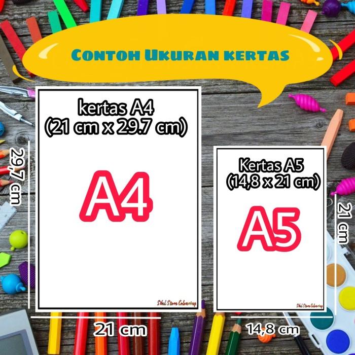 Jual Kertas Gambar Mewarnai/Colouring Anak Tema One Piece - Kertas BC ...