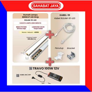Jual HUBEN Rumah Lampu Termasuk LED Rulam 10 LED 3m Silver Langsung ...