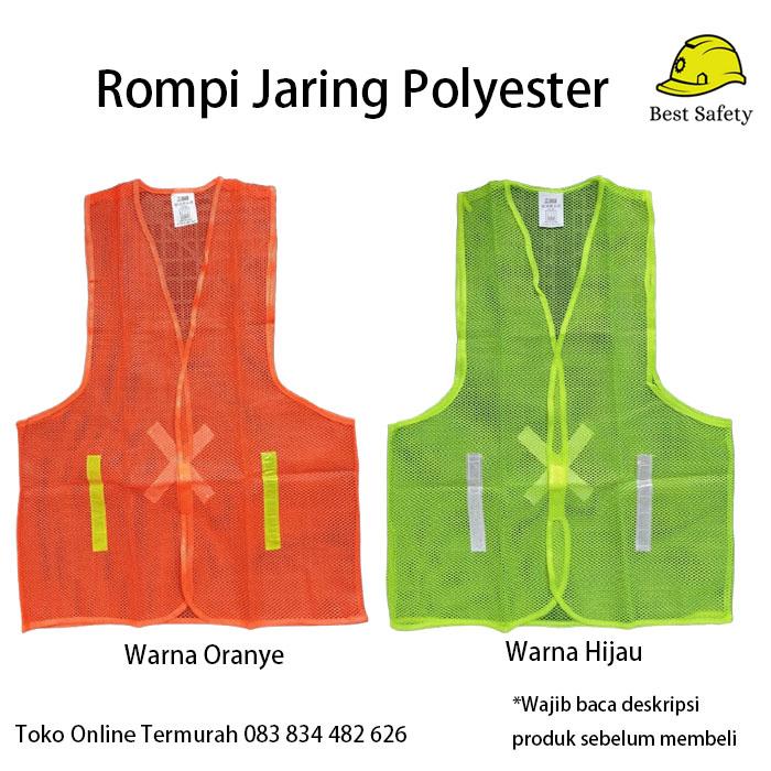 Jual Rompi Jaring / Rompi Proyek / Rompi Safety Jaring - Hijau ...