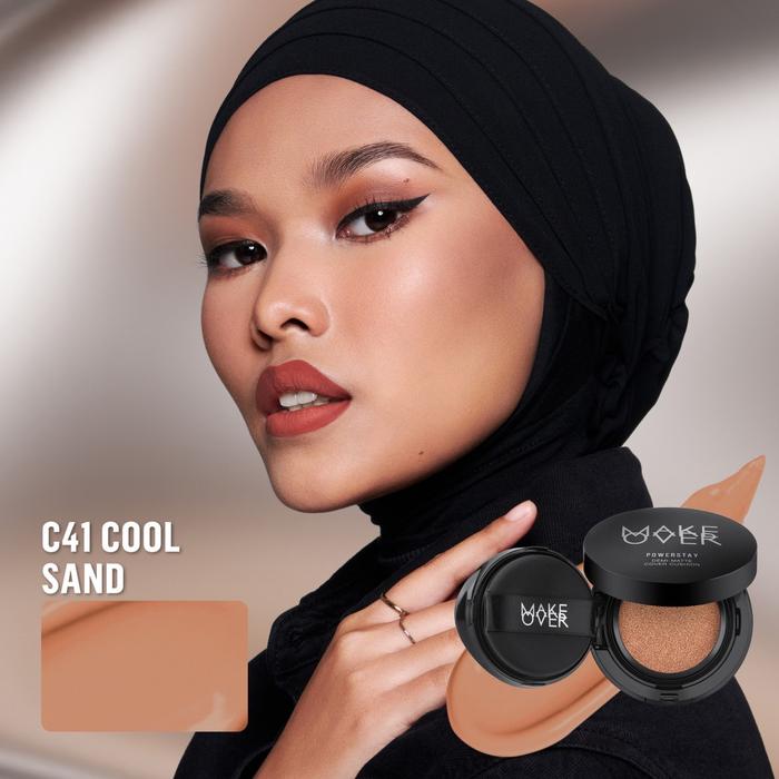Jual MAKE OVER - Powerstay Demi-Matte Cover Cushion Original | Refill ...