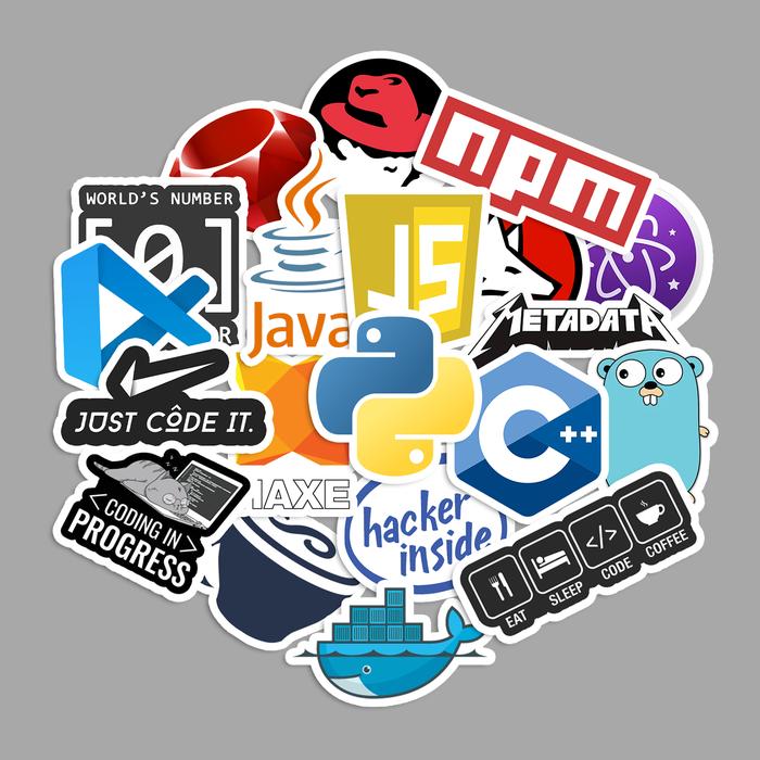 Promo Sticker Pack Programming Coding Sticker Koper Sticker