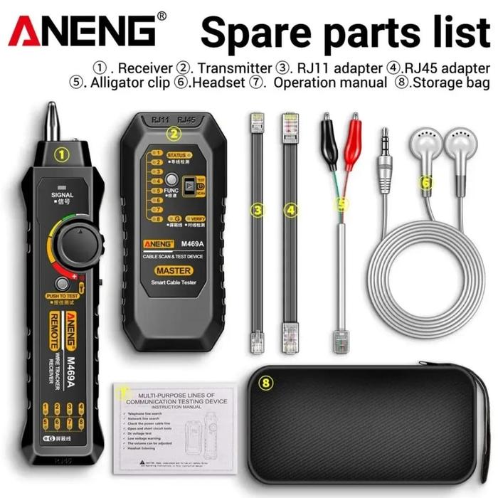 Jual LAN tester smart wire tracker cable scan alat test penguji kabel ...
