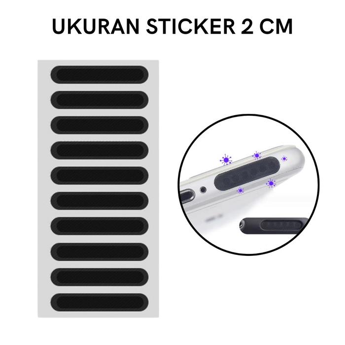 Promo Stiker Jaring Anti Debu Kotoran Penutup Lubang Speaker HP Isi 10 ...