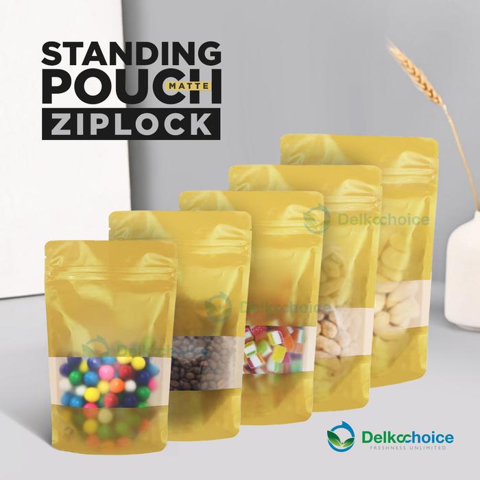 Jual Standing Pouch VARIAN WINDOW FOIL & MATTE Plastik Klip DELKOCHOICE ...