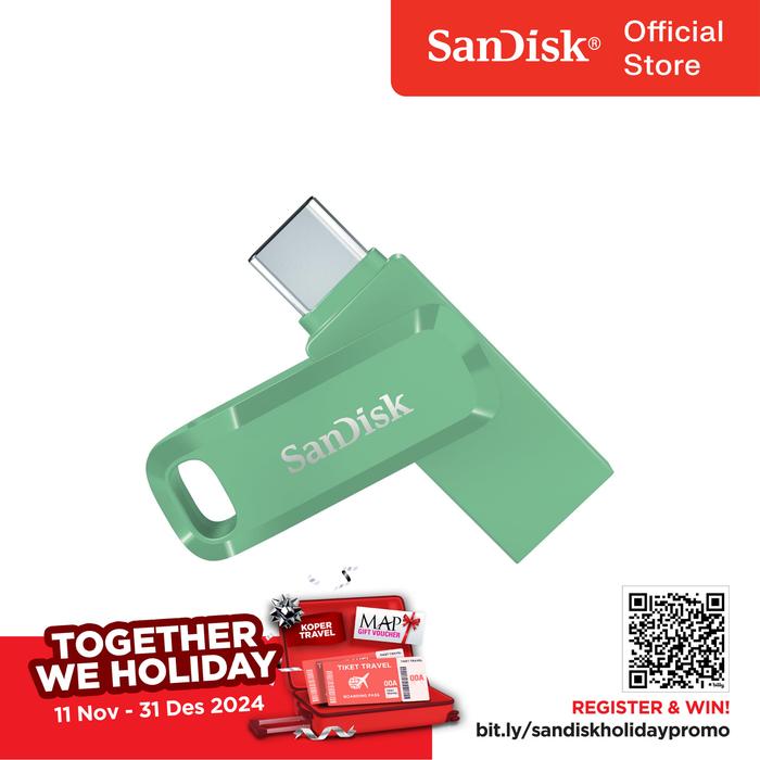 Promo SanDisk Ultra Dual Drive Go USB 3.2 Type C 256GB - Absinthe Green - Jakarta Pusat ...