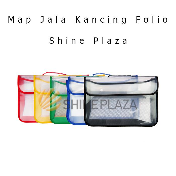 Jual Map Plastik Jala Kancing F4 Button School Office Bag File - Tas Dokumen Kertas Alat Tulis ...
