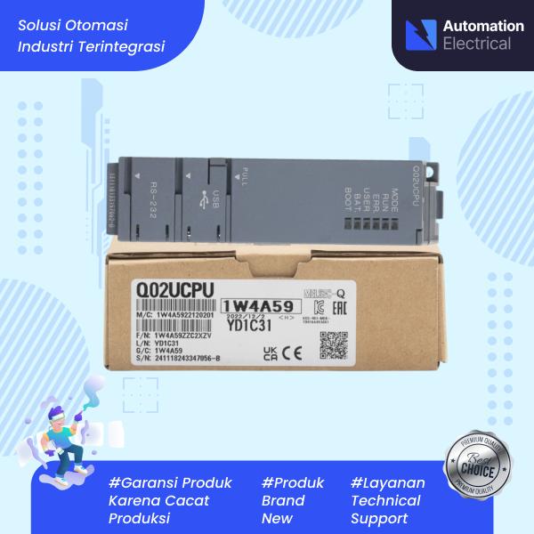 Jual Q02UCPU CPU PLC Mitsubishi type Q series - Jakarta Utara ...