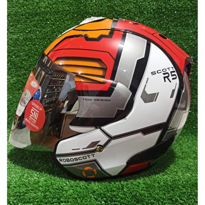Jual HELM SCOTT VZ RAM 2022 / HELM ALA ALA *RAI/ HELM HALF FACE PART II ...