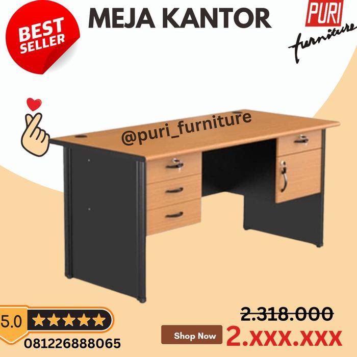 Jual meja tulis/ meja kantor/ meja kerja/ meja office CST 1080 - Orbitrend (FR173) - Kota ...