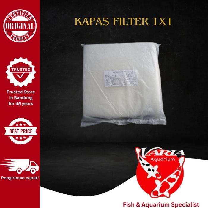 Jual Kapas Filter Aquarium 100x100 cm Busa Dakron Filter Kolam Aquarium ...