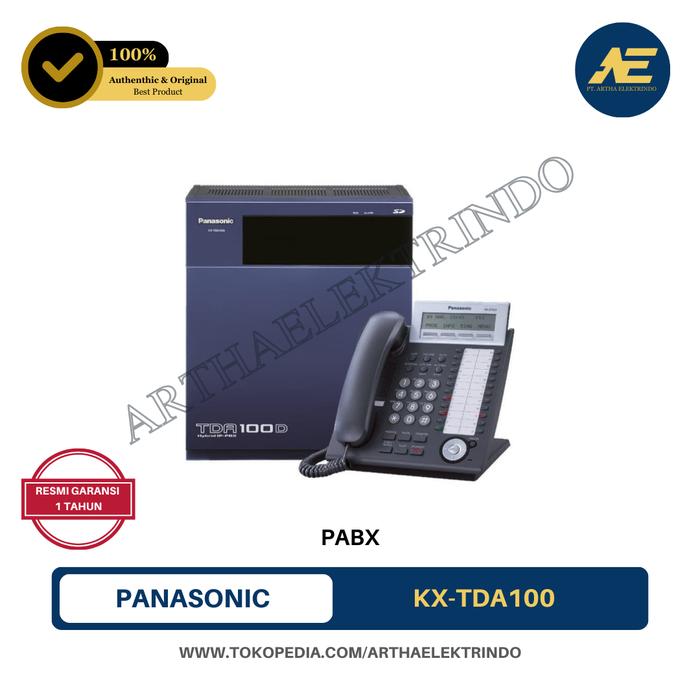 Jual PANASONIC KX-TDA 100 DBP ( Pabx 8 Co / Line - 24 Extension analog) KX-TDA100 - Jakarta ...