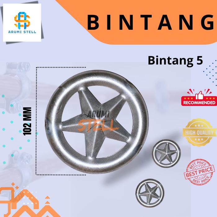 Jual ORNAMEN BINTANG 5 /RING BINTANG 5 /ORNAMEN PAGAR TRALIS - Kab ...
