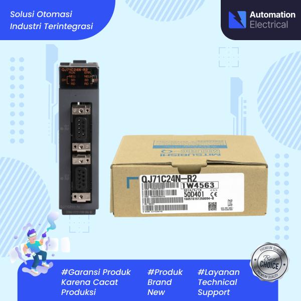 Jual QJ71C24N-R2 Module 2CH RS232 PLC Mitsubishi Q Series - Jakarta ...