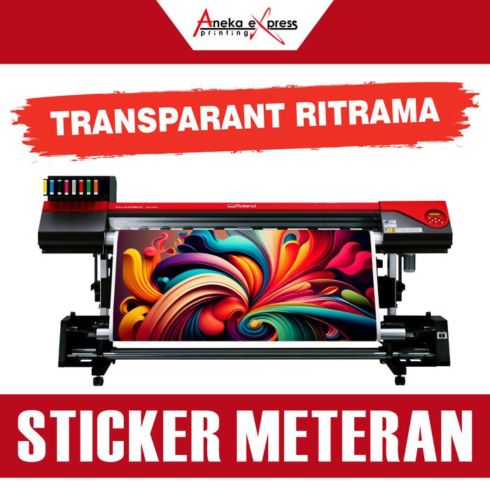 Jual Cetak Sticker Vinyl Meteran Murah | Custom Sticker Meteran | Print ...