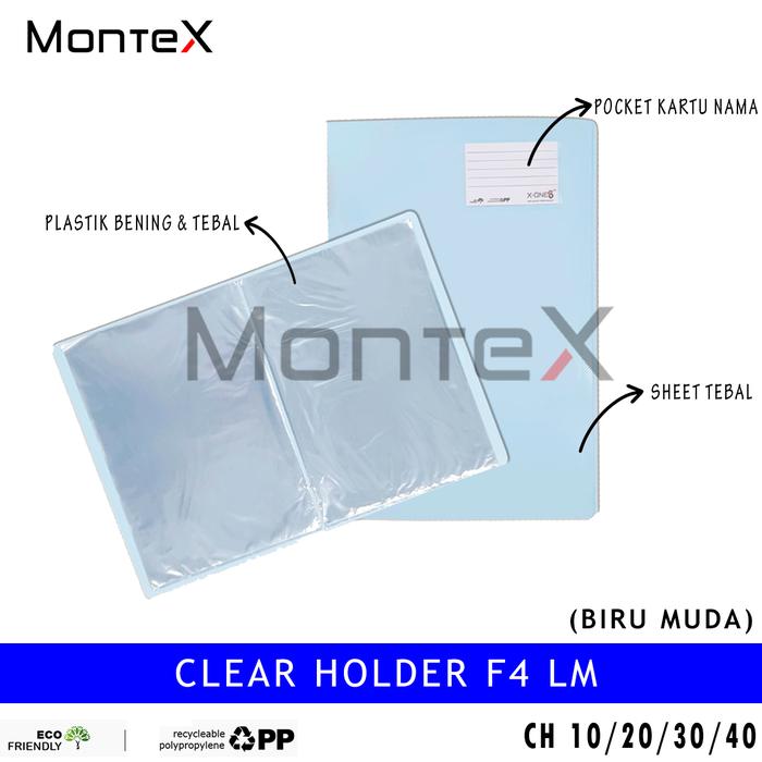 Jual MONTEX CLEAR HOLDER 30 PLY F4 + LAMINATING PLASTIK BENING DISPLAY ...