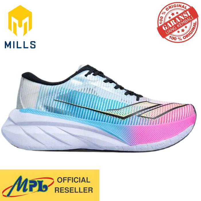 Jual SEPATU RUNNING MILLS ENERSTRIKE BLITZ - WHITE/MAGENTA, 41 - Kota ...