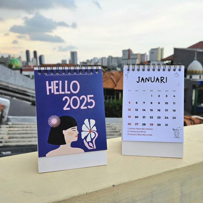 Jual KALENDER DUDUK A6 KALENDER MEJA KALENDER MINI MURAH HARGA GROSIR ...