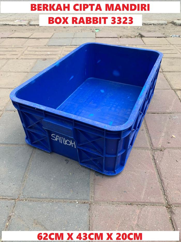 Jual Keranjang Rapat Industri Rabbit (no)/ Box Container Krat Plastik ...