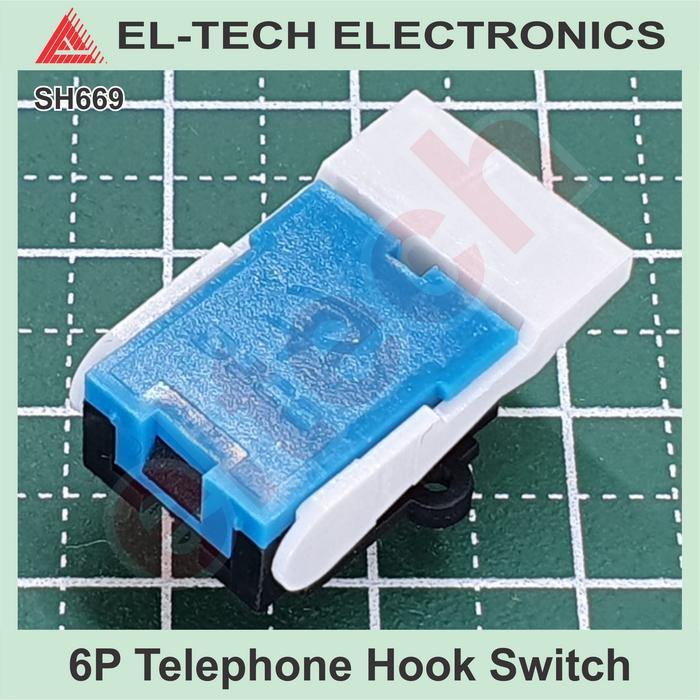 Jual Telephone Phone Telepon Hook Switch Saklar Gagang Telpon - Biru ...