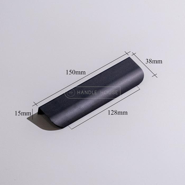 Promo [761-BK] Black Thin Invisible Aluminum Handle - Knob Tarikan ...