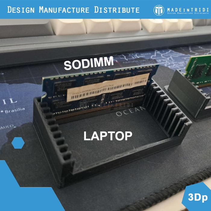 Jual Slot SODIMM Laptop Memory Organizer Rack Holder RAM - 10, Putih ...