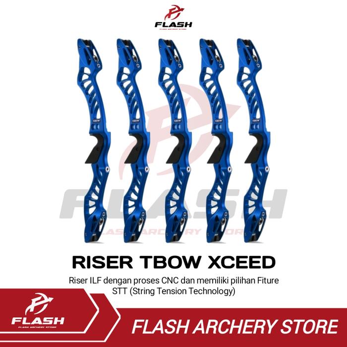 Jual Riser Panahan Recurve ILF TBOW XCEED CNC Machined - Biru (25 ...