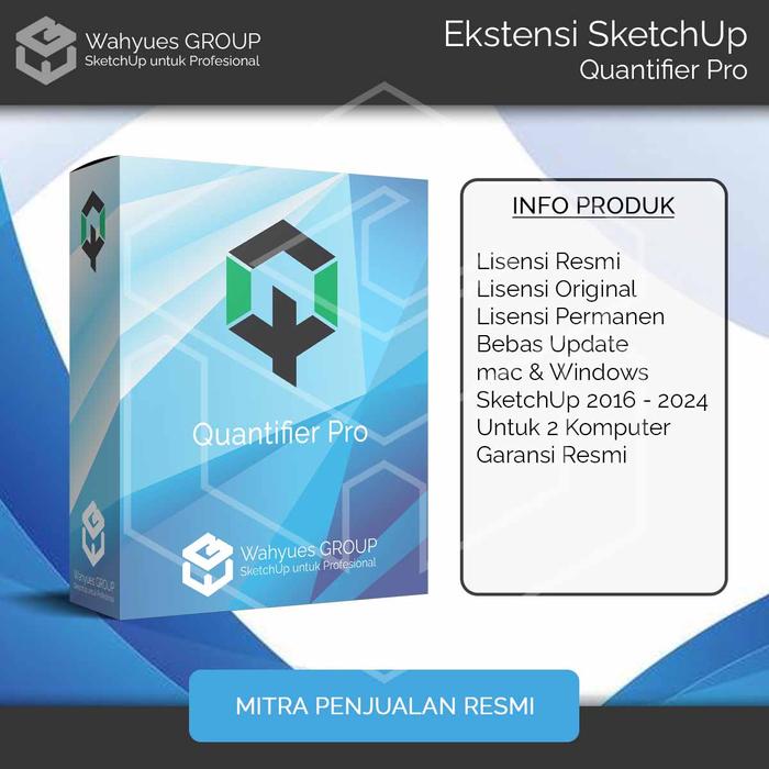 Jual Software RAB SNI Quantifier Pro untuk SketchUp - Kab. Blitar - wahyuesgroup | Tokopedia
