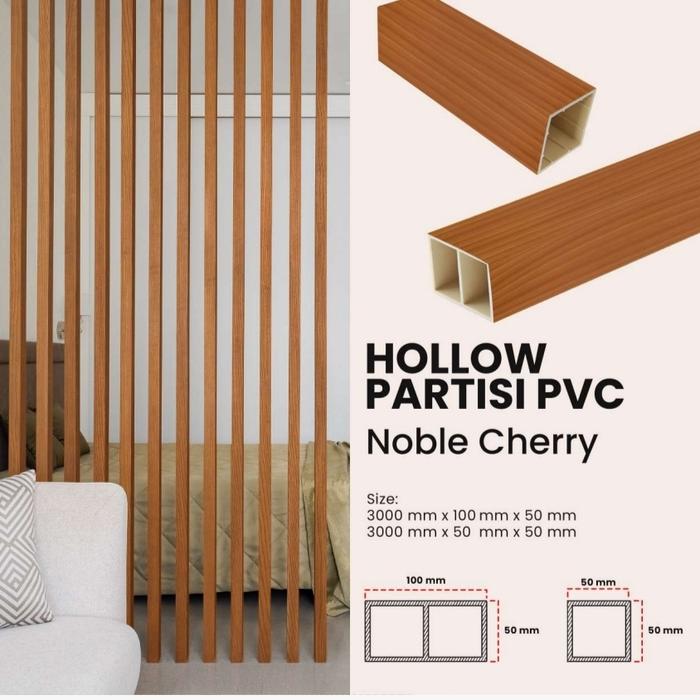 Jual Hollow PVC Partisi / Kisi Kisi Dinding / Penyekat Ruangan Merk ...