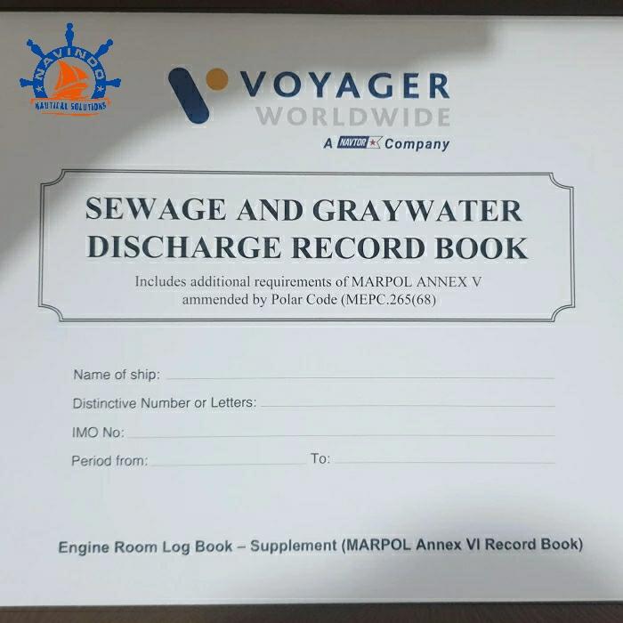 Jual Sewage And Graywater Discharge Record Book - Jakarta Timur ...