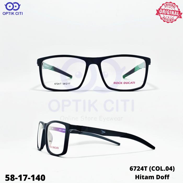 Promo Frame Kacamata Pria Rock Ducati Original ada Pegas 6724 Size ...