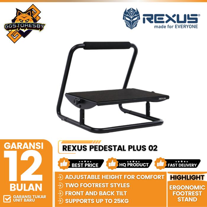Jual REXUS PEDESTAL PLUS 02 ERGONOMIC Footrest Stand - Kota Surabaya ...