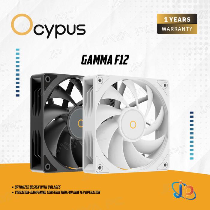 Jual Ocypus Gamma F12 Cooler Case 120mm - Fan Casing 12cm - Putih ...