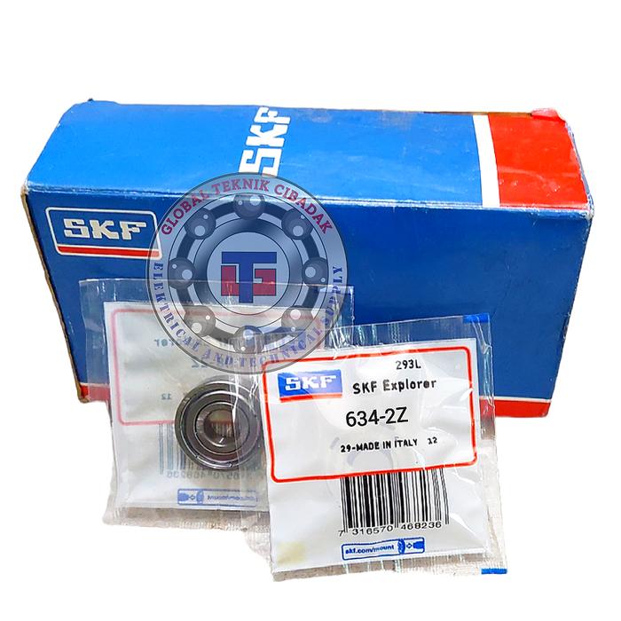 Jual Bearing 634 2Z SKF Original (Tutup Besi) Miniature Ball Bearing ...