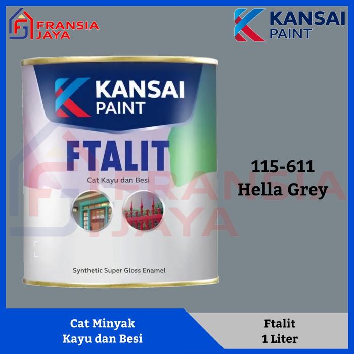Jual Kansai Ftalit 1 Kg KF 611 Hella Grey Cat Minyak Besi dan Kayu ...