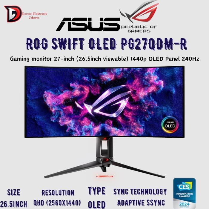 Jual ASUS ROG SWIFT OLED PG27AQDM-R GAMING MONITOR 27 INCH 240HZ GSYNC ...
