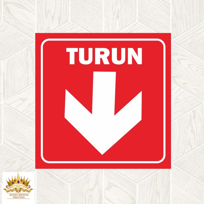 Jual Stiker Arah Naik Turun Tangga / Arah Panah Naik Turun Tangga - S ...
