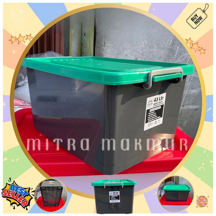 Jual Kontainer Box Roda Atari 50 75 100 Liter Container Box Serbaguna ...
