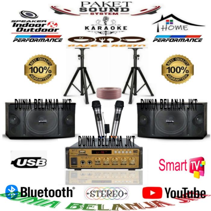 Jual PAKET SOUND SYSTEM KARAOKE OUTDOR INDOR AMPLI POWER SPEAKER 10 ...