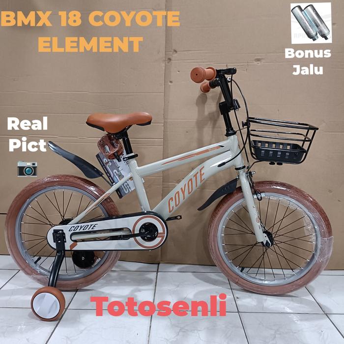 Jual SEPEDA ANAK BMX 18 INCH ELEMENT COYOTE YOTEL XONE PASTEL TERBARU ADA KERANJANG - Beige ...