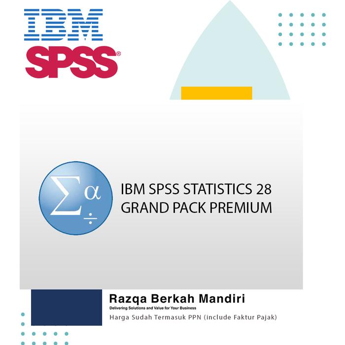 Jual IBM SPSS Statistics Grad Pack 30 PREMIUM- 3 Tahun license (2 computer) - v30 - Kab. Bandung ...