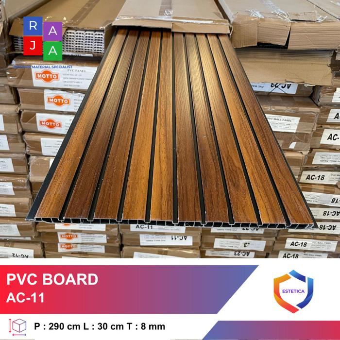 Jual WALLPANEL PVC WALLBOARD PVC BOARD MOTIF KAYU LEBAR 30 CM HARGA PER ...