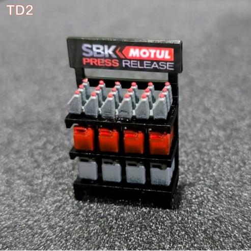 Jual OIL RACK for DIORAMA with DETAILING PARTS 1/64 - TD2 MOTUL - Kota ...