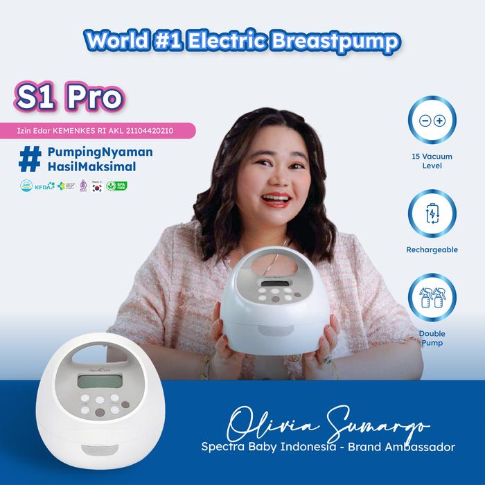 Promo Spectra S1Pro Double Electric Breastpump - Pompa Asi Elektrik Ganda - No Wrap Card Cicil 0 ...