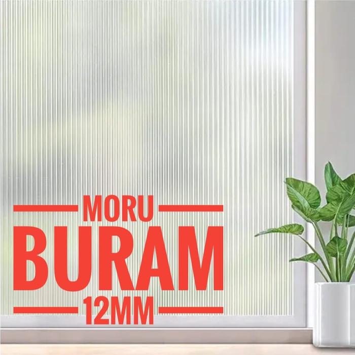 Jual WALLFORM - Premium Fluted Reeded Sticker Kaca Motif Moru - MORU ...