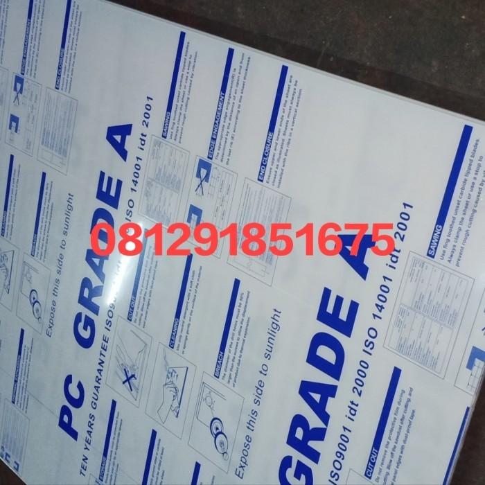 Jual polycarbonate bening 4mm x 122 cm x 244 cm / polycarbonate lembaran solid - Jakarta Barat ...