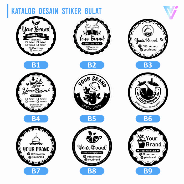 Jual Stiker Minuman - Stiker Label Botol Minuman - Stiker Transparan ...