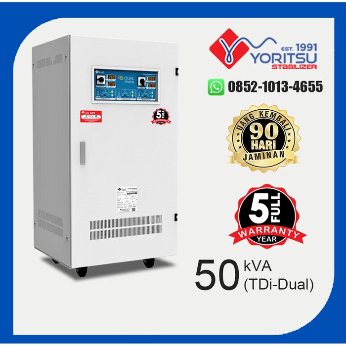 Jual New Dual-Display Stabilizer Listrik TDi 50 KVA ( 3 Phase ) - Kab. Bekasi - PT HEXTA YORITSU ...