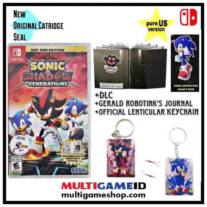 Promo Switch Sonic X Shadow Generations +DLC +Keychain English US ...