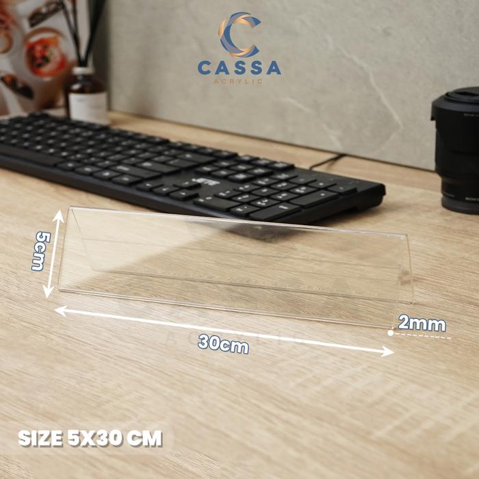 Jual Akrilik Papan Nama Segitiga / Display Nama Meja - 5x30cm - Jakarta ...